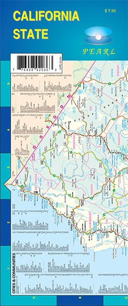 California, California State Pearl - GM Johnson Maps