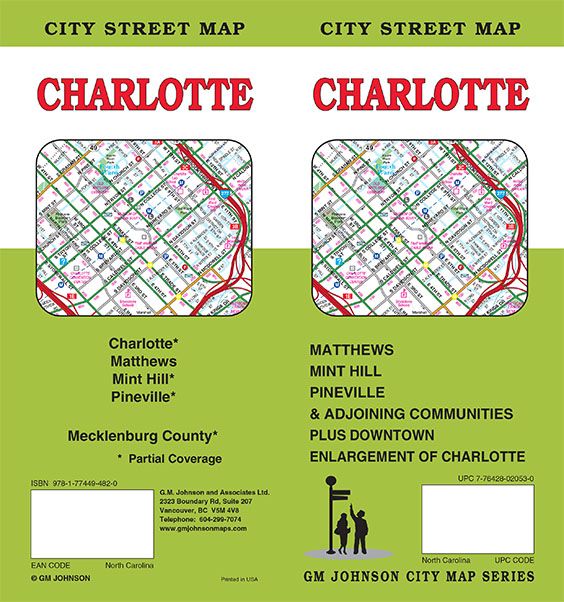 Map Of Downtown Charlotte North Carolina