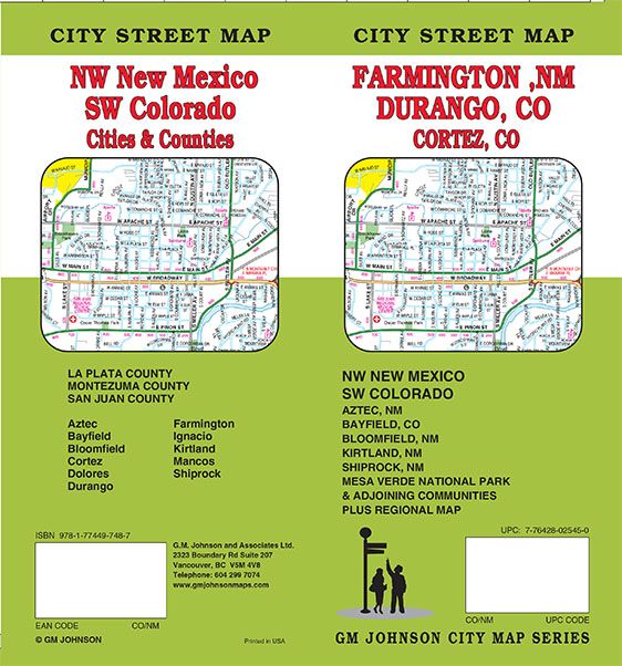 Farmington NM / Durango & Cortez CO / Aztez & Bloomfield NM, New Mexico ...