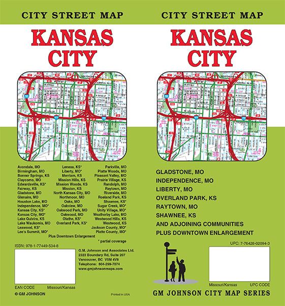 Street Map Of Kansas City Area Map