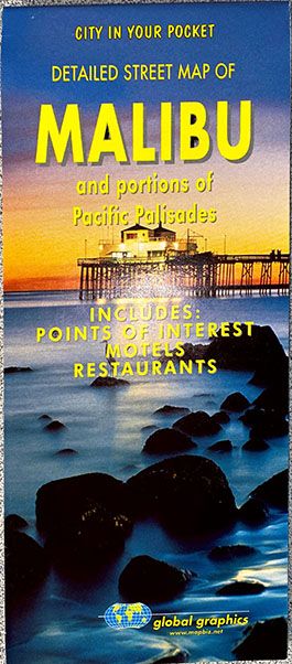 Malibu, California Street Map - GM Johnson Maps