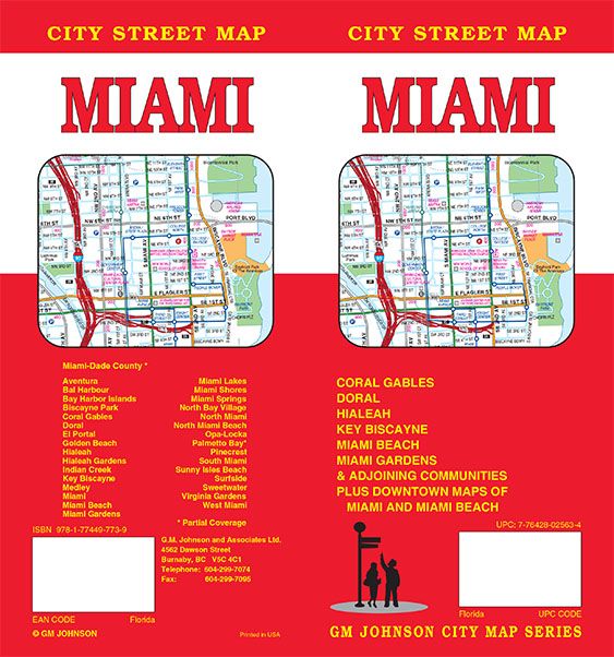 Miami, Florida Street Map