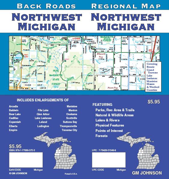 Map Of Northwest Michigan