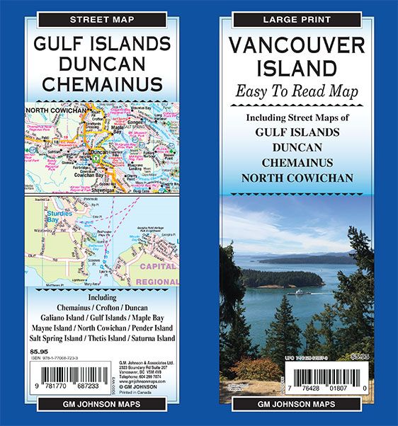 Vancouver Island Large Print / Gulf Islands / Duncan, British Columbia ...