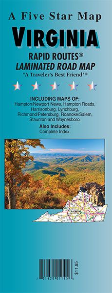 Virginia, Virginia (Rapid Route) Rapid Route - GM Johnson Maps